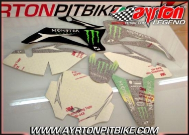 Kit Grafiche Pit Bike Monster Energy Ttr